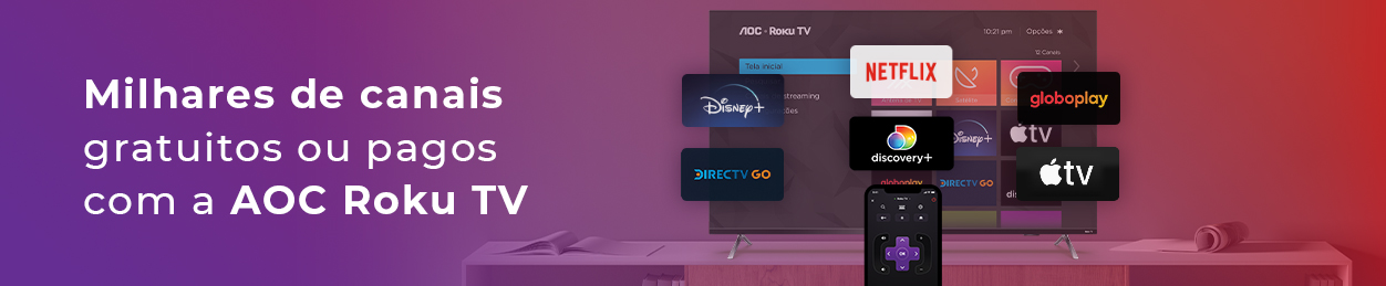 Roku TV | AOC | Muito mais que uma Smart TV